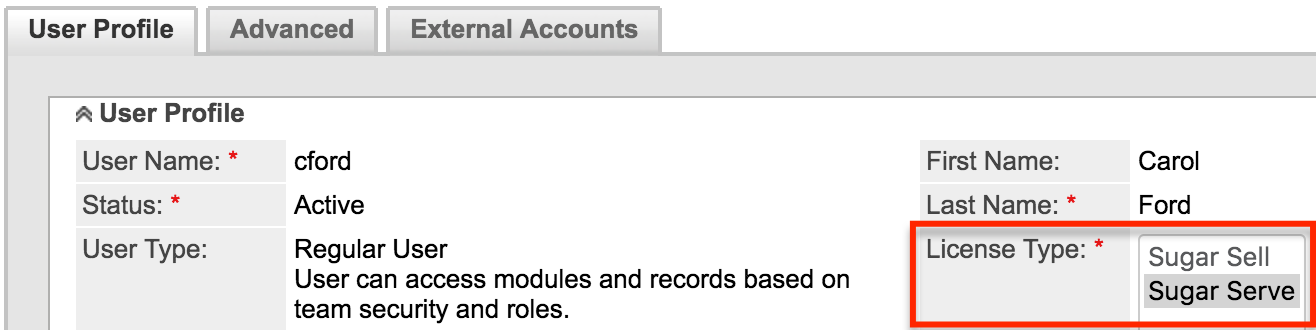 Understanding User Types, License Types, and Sugar Licenses - SugarCRM ...